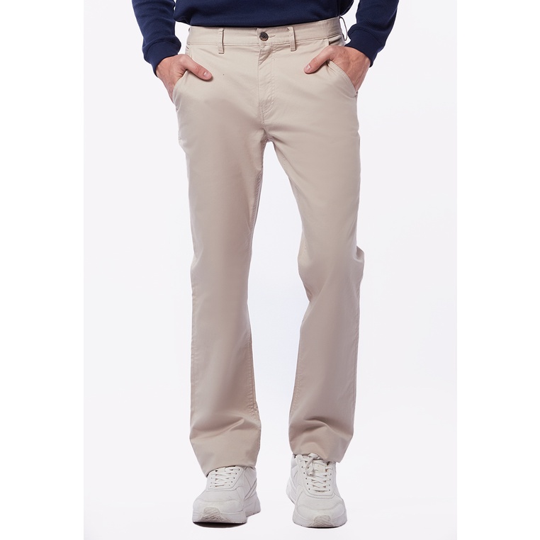 Jual WOOD Regular Fit Basic Chinos Pants 2-OPXBSC522O041 Beige | Shopee ...