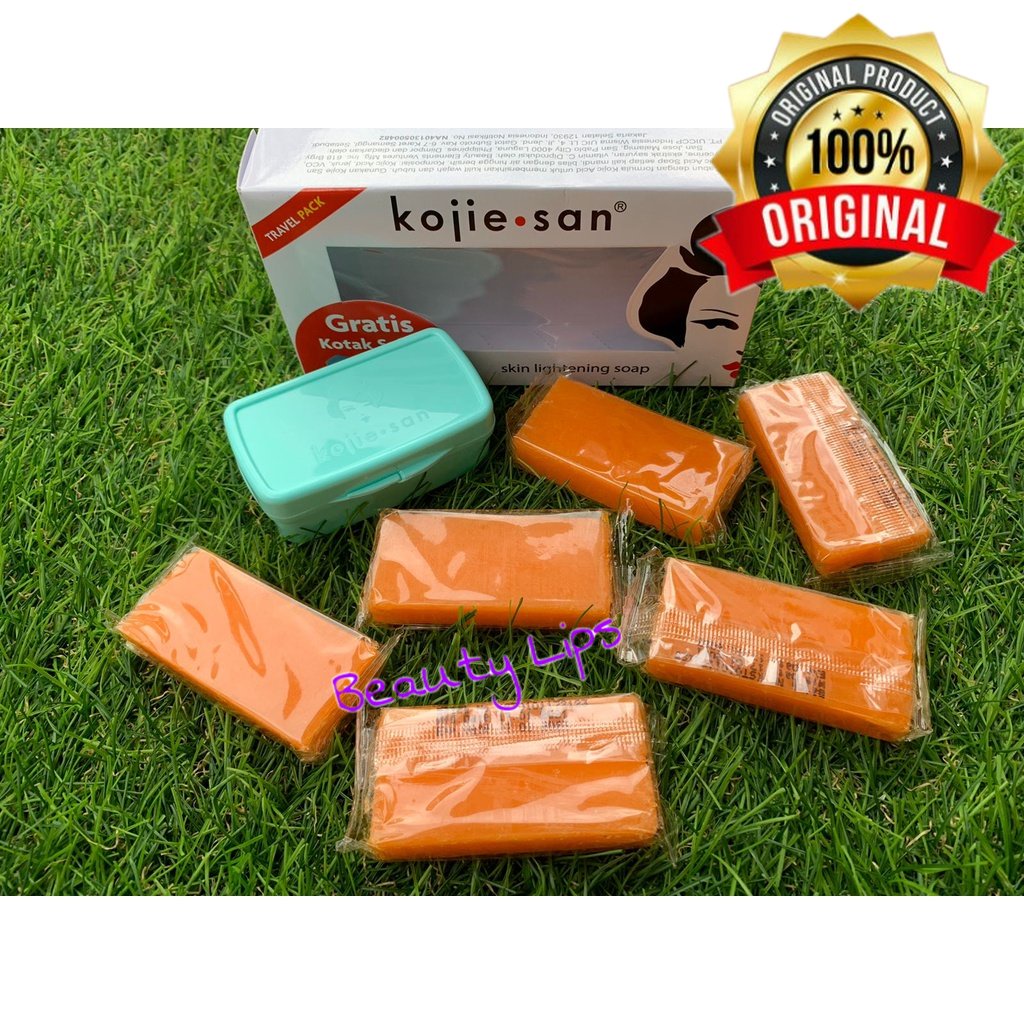 Jual Kojiesan Travel Pack Acid Soap 20gr X 6 Pcs Free Tempat Sabun / Paket Hemat Sabun Kojie San ...