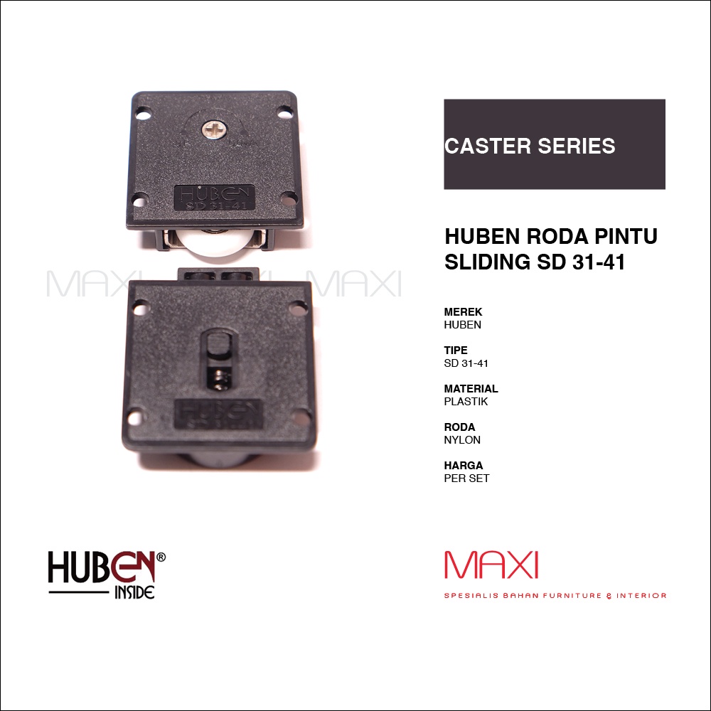 Jual HUBEN SD-3141 Caster Sliding Door (Roda Pintu Geser) | Shopee Indonesia