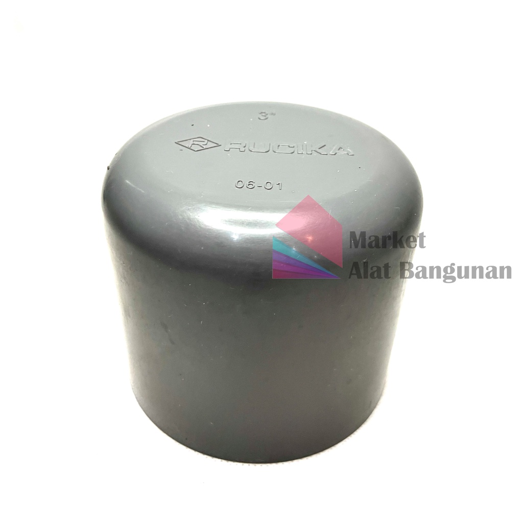 Jual Dop RUCIKA D 3" / Tutup Pipa Paralon PVC 3 Inci / Dof Pipa 3 Inch ...