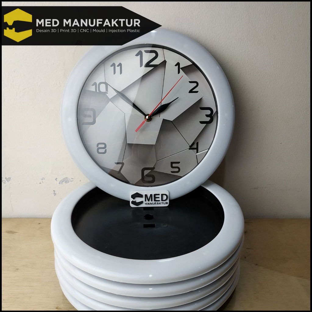 Jual Casing Jam Dinding Simple - Warna Ring Putih | Shopee Indonesia
