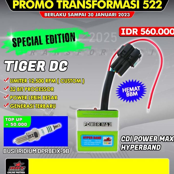 Jual CDI BRT Hyperband Tiger DC Hijau Special Limited Edition | Shopee ...
