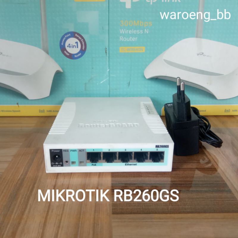 Jual MIKROTIK RB260GS CRS SWITCH NANAGEABLE | Shopee Indonesia