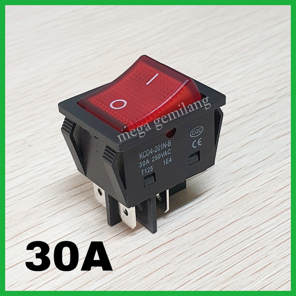 Jual Rocker switch Power switch Saklar kotak besar 4 pin High Quality ...