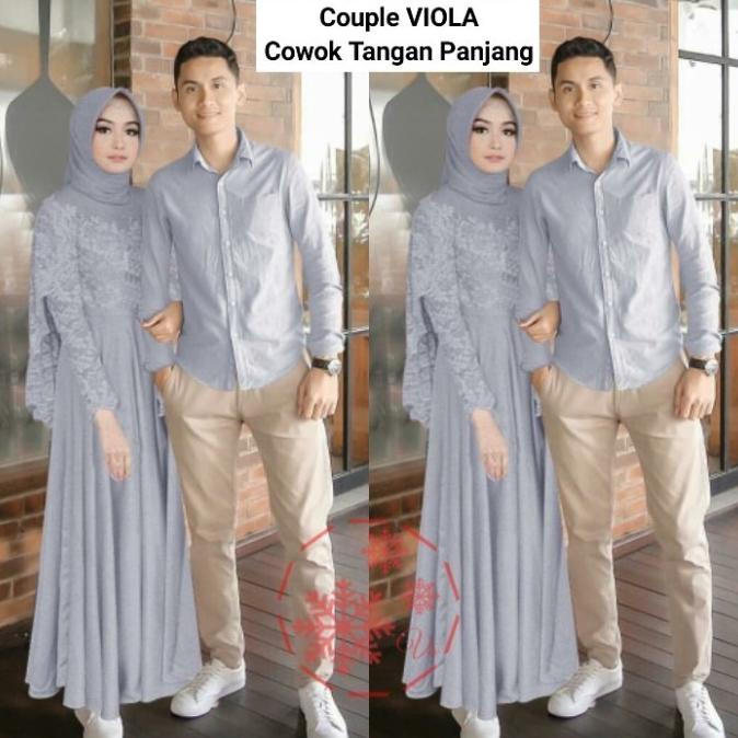 Jual Erivesion Baju Pasangan Ke Pesta Style Kekinian Model COUPLE VIOLA ...
