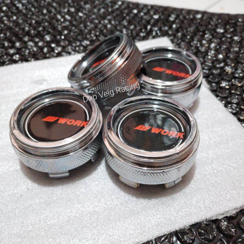 Jual Dop Roda Tutup Velg Roda Racing/Variasi Tabung Chrome Diameter 6cm ...