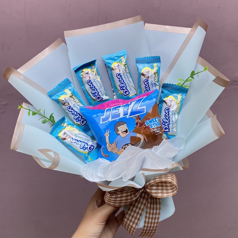 Jual HARGA PROMO!! buket snack /bucket snack/buket murah/buket simple ...