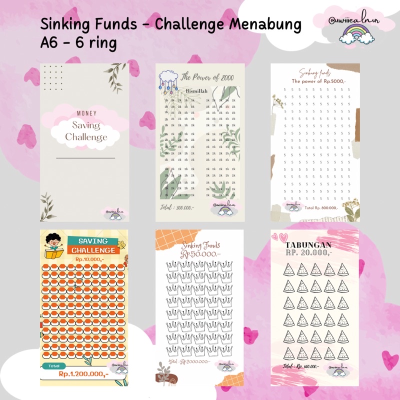 Jual template menabung | Shopee Indonesia