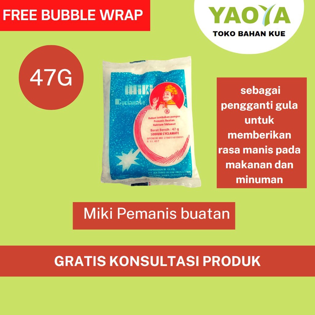 Jual MIKI CYCLAMATE PEMANIS BUATAN 47G | Shopee Indonesia Jual MIKI CYCLAMATE PEMANIS BUATAN 47G | Shopee Indonesia