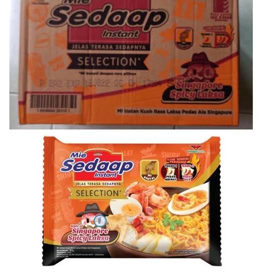 Jual Mie Sedap Spicy Laksa Singapore mie sedaap murah dan enak (1 dus ...