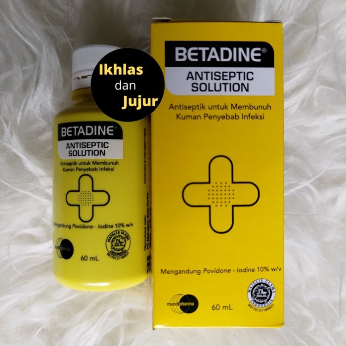 Jual Betadine Antiseptic Solution 60 ml | Shopee Indonesia