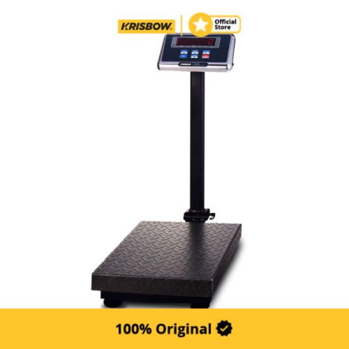 Jual Krisbow Platform Scale Timbangan Barang Digital 300 Kg | Shopee ...