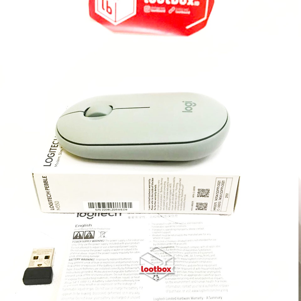 Jual Logitech M350 Pebble Eucalyptus Bluetooth Silent Wireless Mouse ...