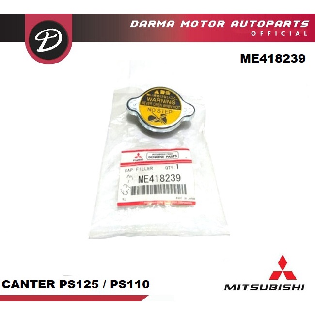 Jual Tutup Radiator Canter PS125 PS110 Fuso ME418239 Asli Mitsubishi Original | Shopee Indonesia