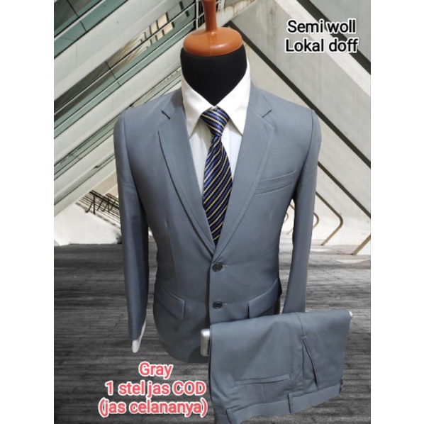Jual 1 stel jas semi woll Doff jas wedding jas nikah jas pernikahan jas ...