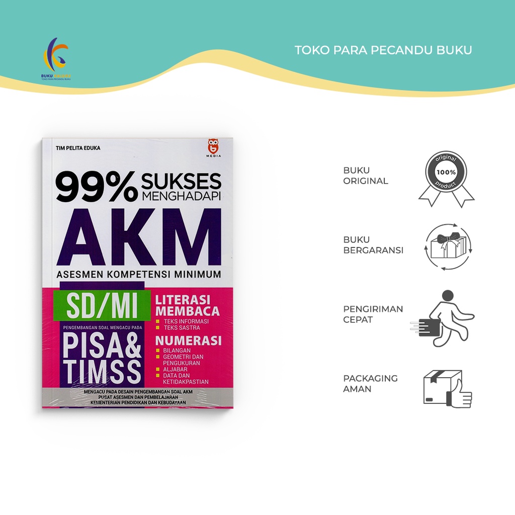 Jual Buku Referensi - 99% Sukses Menghadapi AKM SD/MI - CMedia - Tim ...