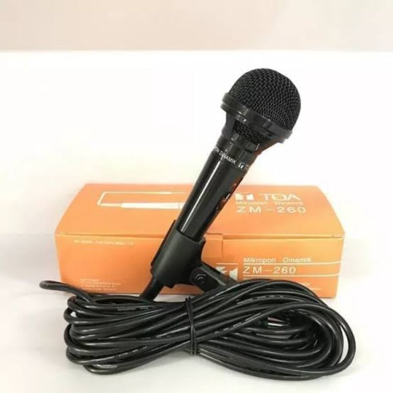 Jual PROFESSIONAL DYNAMIC MICROPHONE MIC MIKROFON MEREK TOA ZM260 ZM ...