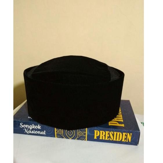 Jual Peci Susun AC Hitam / Songkok Susun AC Hitam (KODE 5154) | Shopee ...