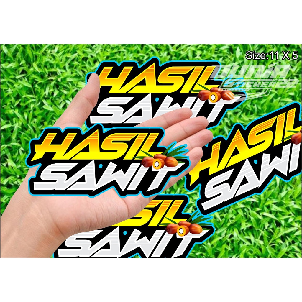 Jual Sticker Printing Hasil sawit / Sticker Viral Hasil Sawit Termurah ...