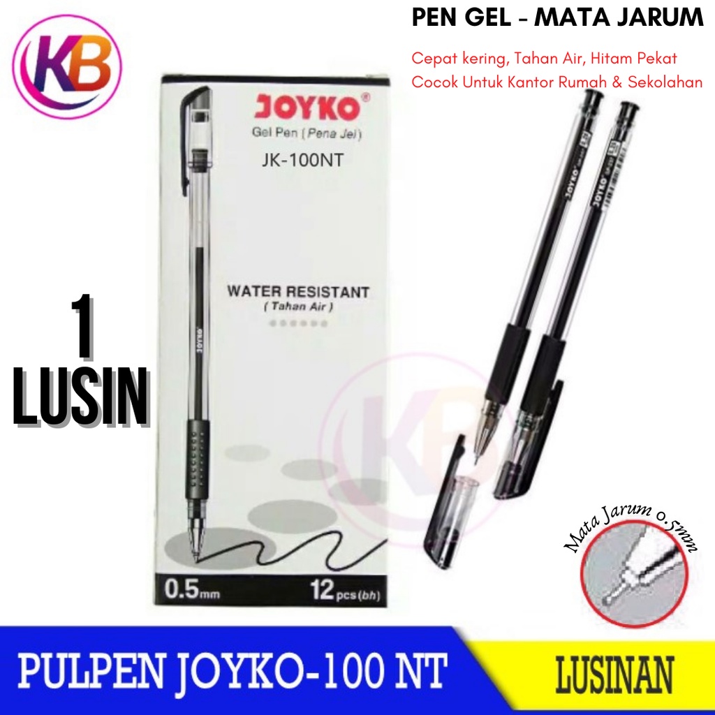 Jual Pulpen Joyko Jk 100 Nt - Pulpen Joyko Hitam - Pen Jk 100 NT Mata ...