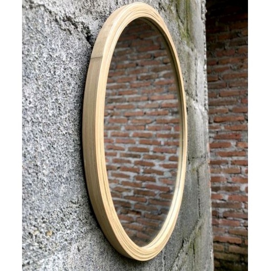 Jual Cermin Bambu Aesthetic Model Frame Flat Diameter 30&50 cm | Shopee ...
