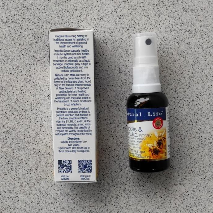 Jual Natural Life Propolis & Manuka Honey Spray 30ml | Shopee Indonesia