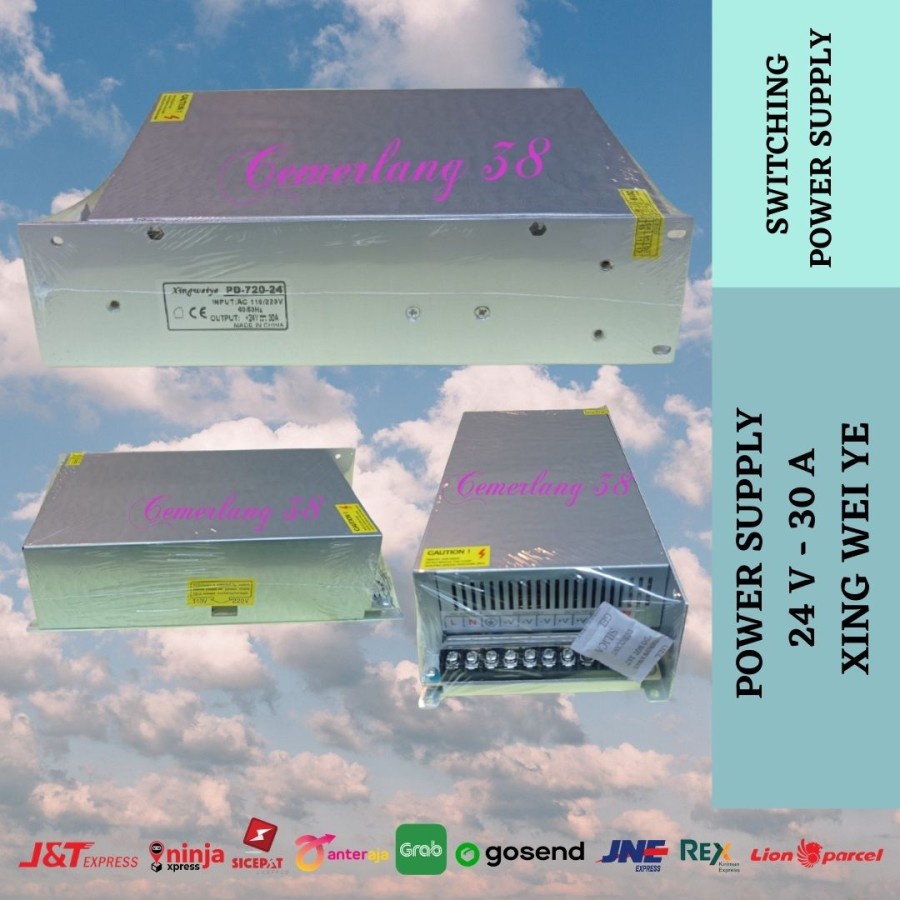 Jual Switching Power Supply PSU 24V 30A High Quality 24 Volt 30 Ampere 24 V | Shopee Indonesia