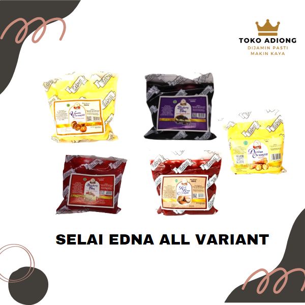 Jual SELAI EDNA KEMASAN 500 GR / selai berbagai varian rasa | Shopee ...
