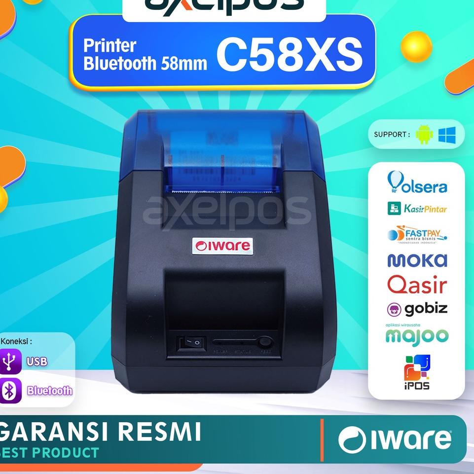Jual Langsung Order PRINTER BLUETOOTH KASIR IWARE C-58BT SUPPORT PPOB PEMBAYARAN DAN KASIR ...