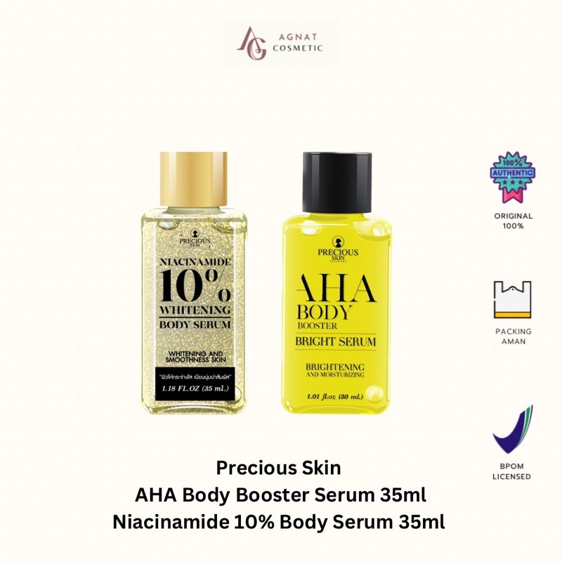 Jual Precious Skin Niacinamide 10% Whitening Body Serum Booster 35ml ...