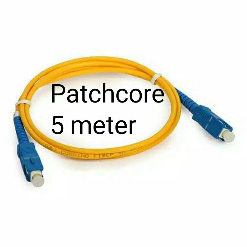 Jual Patchcore Baru 5 Meter diameter 3mm mode SC-SC | Shopee Indonesia