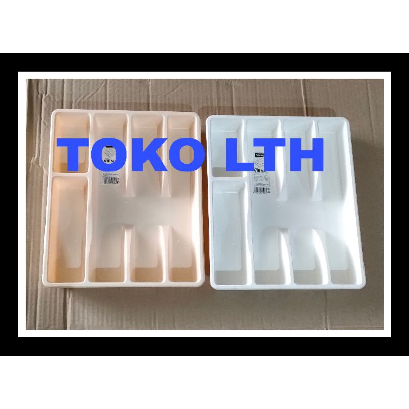 Jual TEMPAT SENDOK GARPU SEKAT 5 WADAH PEMBATAS LACI CUTLERY TRAY VIENA ...