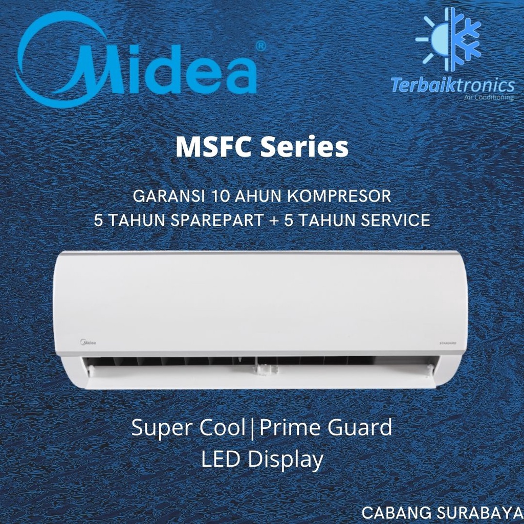 Jual AC Midea 1 PK R32 MSFC09CRN / MSFC 09 CRN | Shopee Indonesia