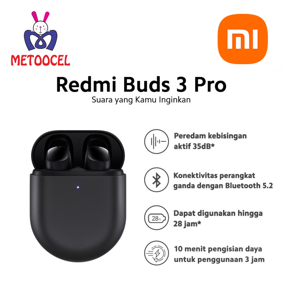 Jual Xiaomi Redmi Buds 3 Pro Active Noise Cancellation Headset ...