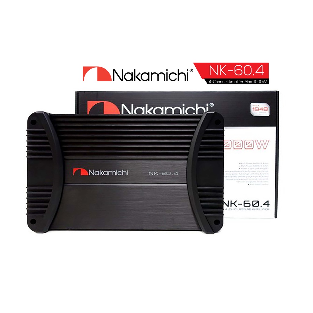 Jual Nakamichi NK-60.4 Power Amplifier 4-Channel Mono Stereo Max. 1000W | Shopee Indonesia