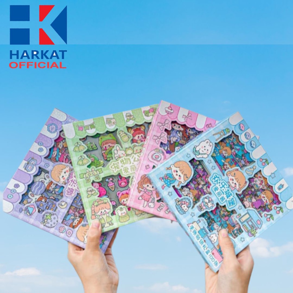 Jual Stiker 2D Motif Kartun Korea Stiker Anti Air Stiker 2D Harga ...