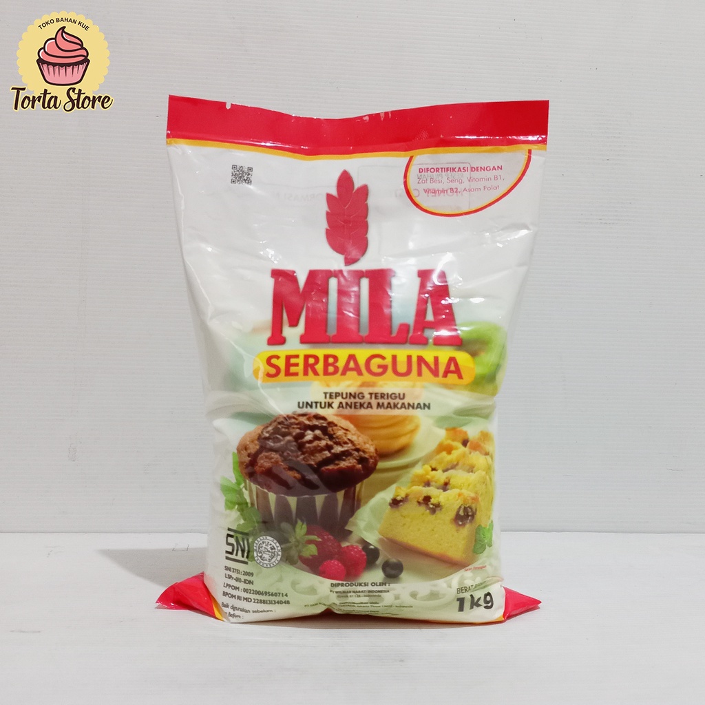 Jual MILA Tepung Terigu Med Protein (Serbaguna) 1kg | Shopee Indonesia