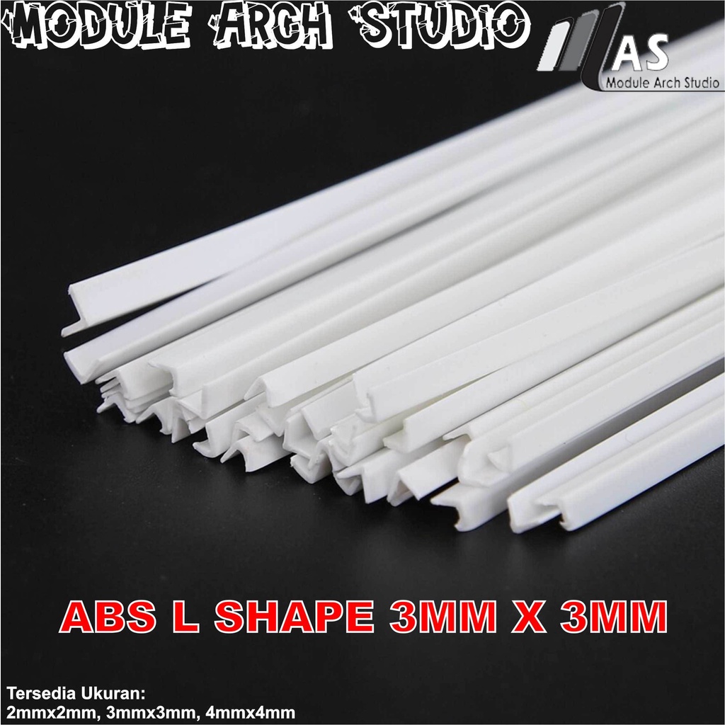 Jual ABS L Shape - Pipa Plastik Bentuk L - Maket Siku | Shopee Indonesia