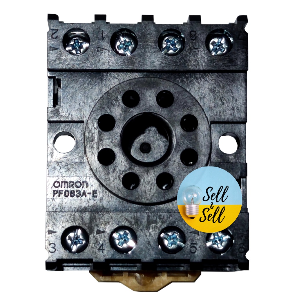 Jual Socket 8 Pin Timer Omron Pf083a E Original Socket 8 Kaki Omron 100 Asli Shopee Indonesia