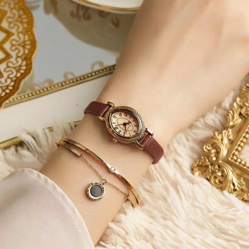 Jual Jam Tangan Julius bentuk Oval Waterproof JA-567 | Shopee Indonesia