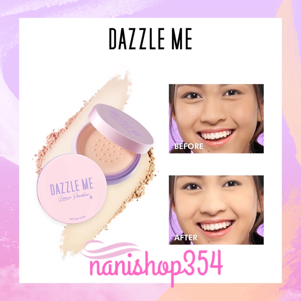 Jual DAZZLE ME Always Setting Loose Powder / Bedak Tabur | Shopee Indonesia