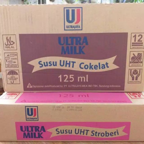 Jual Promo Susu Ultramilk Mini UHT 125 ml 1 dus isi 40pcs Bisa Mix 2 ...