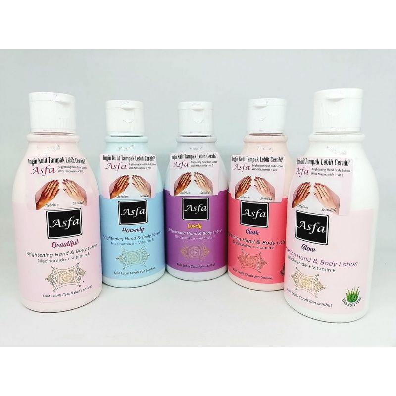 Jual Asfa Brightening Body Lotion Mini 130ml | Shopee Indonesia