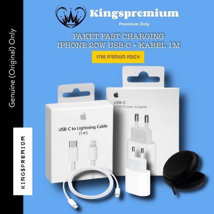 Jual Fast Charging Iphone Original Apple - Lightning To Usb-C + Adapter ...