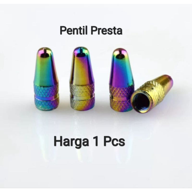 Jual Tutup Pentil Kecil Sepeda Tutup Pentil Presta Rainbow | Shopee Indonesia