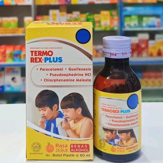 Jual Termorex Plus 𝐒𝐢𝐫𝐮𝐩 𝟔𝟎𝐌𝐋 - Meredakan Demam, Batuk dan Pilek Anak ...