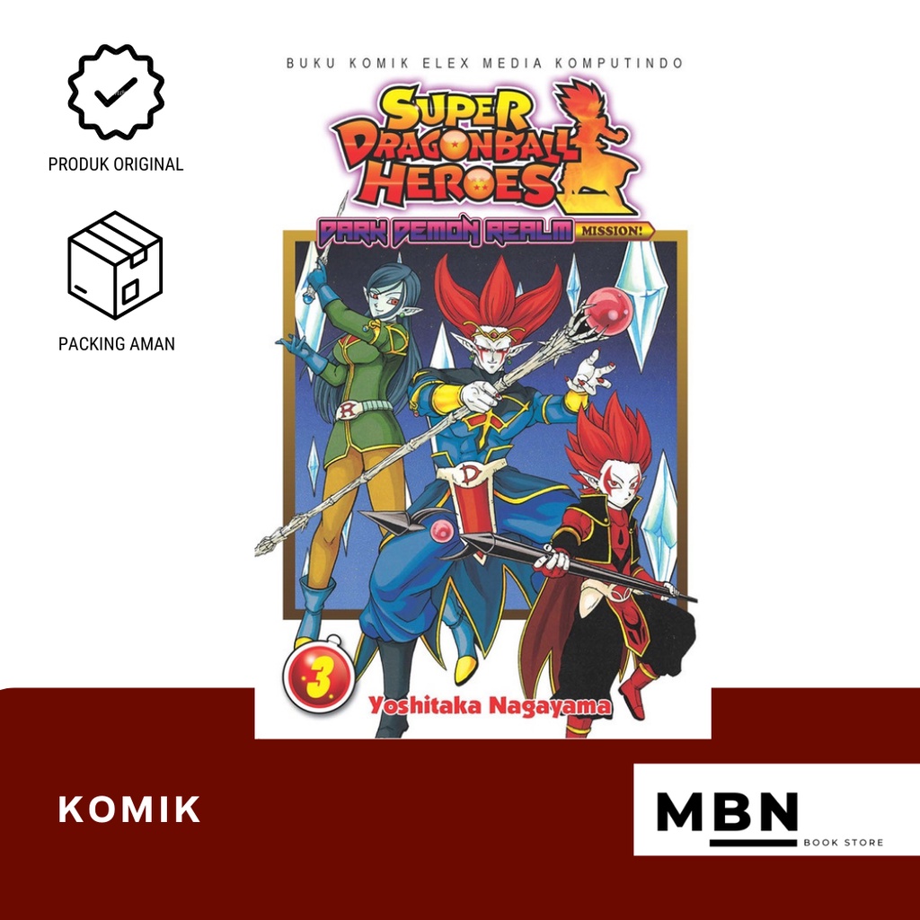 Jual Komik seri lengkap SUPER DRAGON BALL HEROES: DARK DEMON REALM MISSION! 1/2/3 ori | Shopee ...