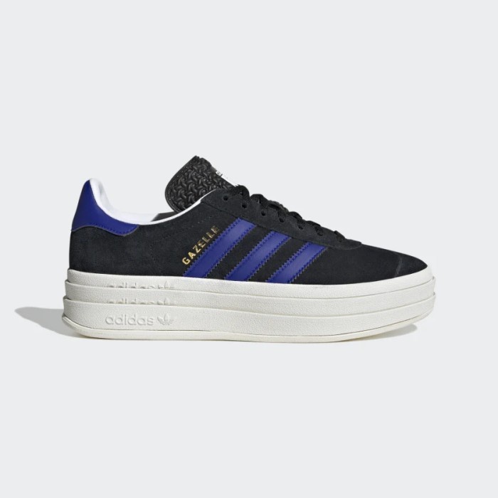 Jual Adidas Gazelle Bold Core Black Lucid Blue Gold Metallic HQ4408 ...