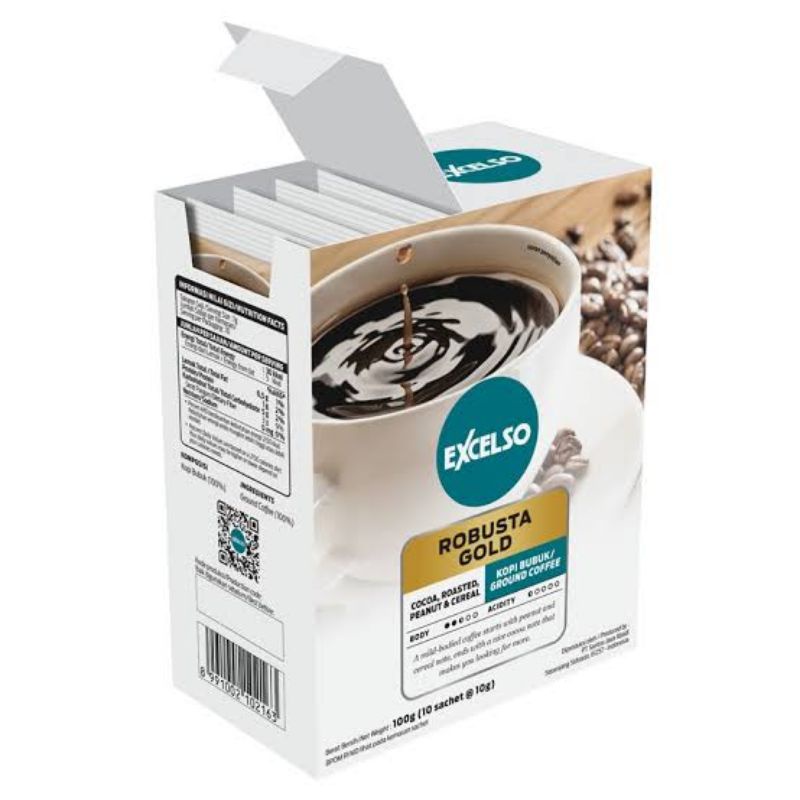 Jual Kopi Excelso Robusta Gold Box 100 Gr | Shopee Indonesia