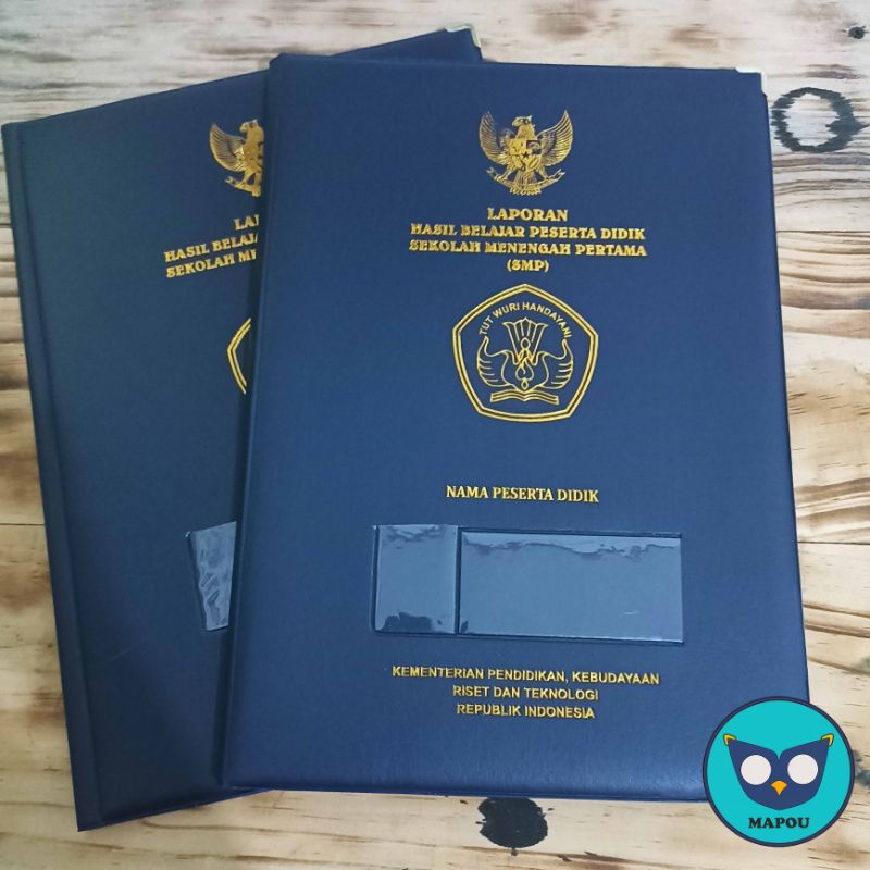 Jual Map Raport SMP UMUM Warna Biru Dongker | Shopee Indonesia